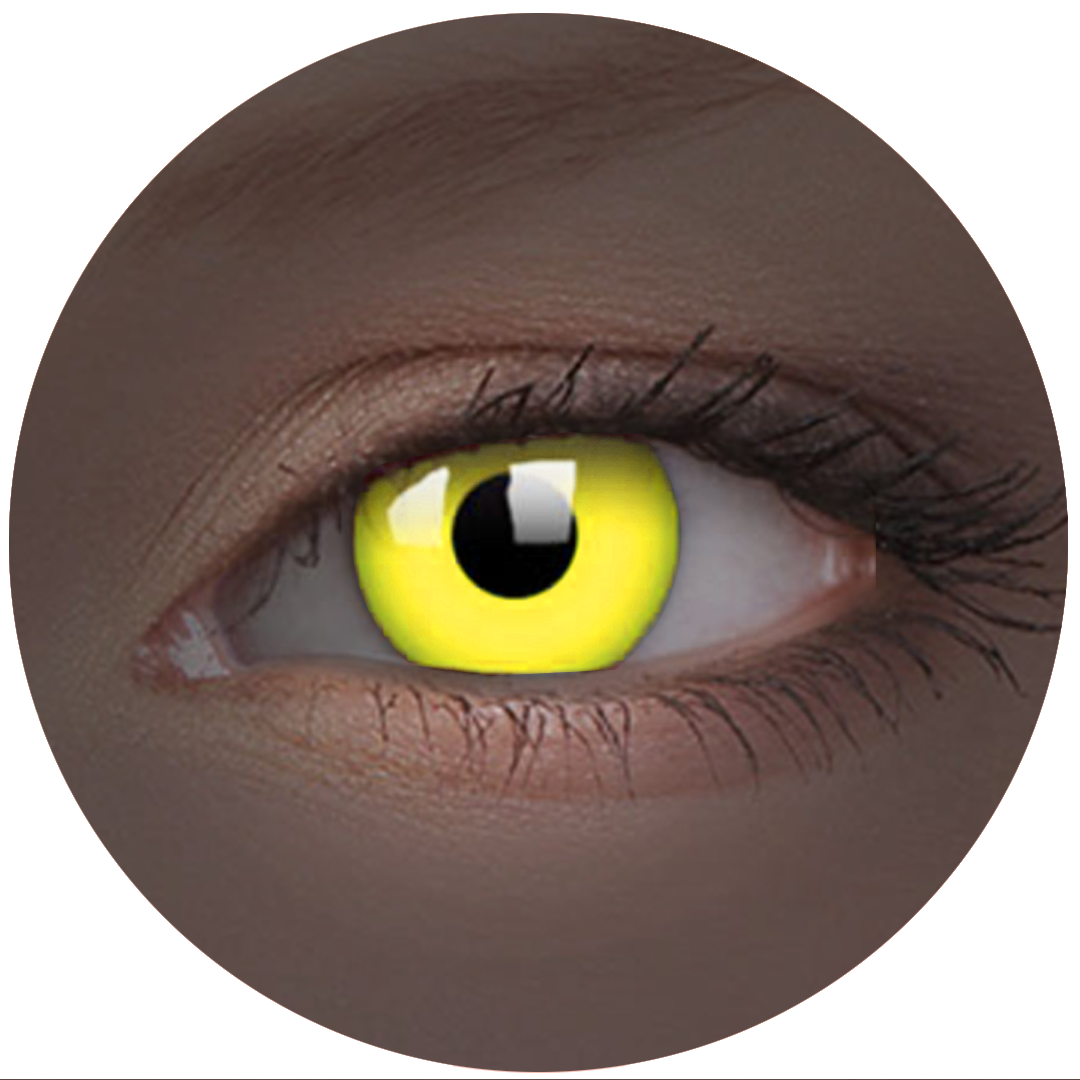 UV Yellow Contact Lenses – LENS FX